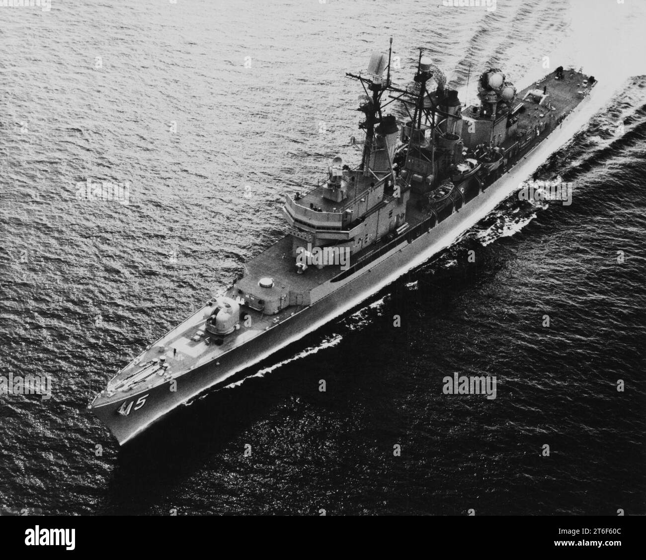 USS Preble (DLG-15) underway at sea c1960 Stock Photo - Alamy
