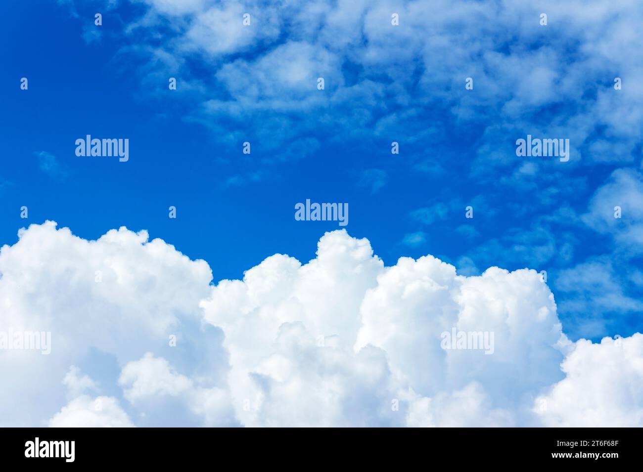 Beautiful blue sky, clouds, nature background.Nice sunny weather Stock Photo - Alamy