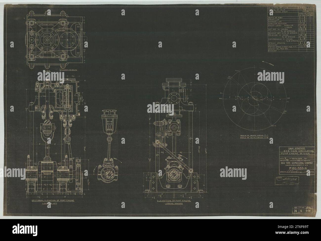 USS Preston (DD-19)- 8'' x 8'' Main Circulating Pump Engine Design ...
