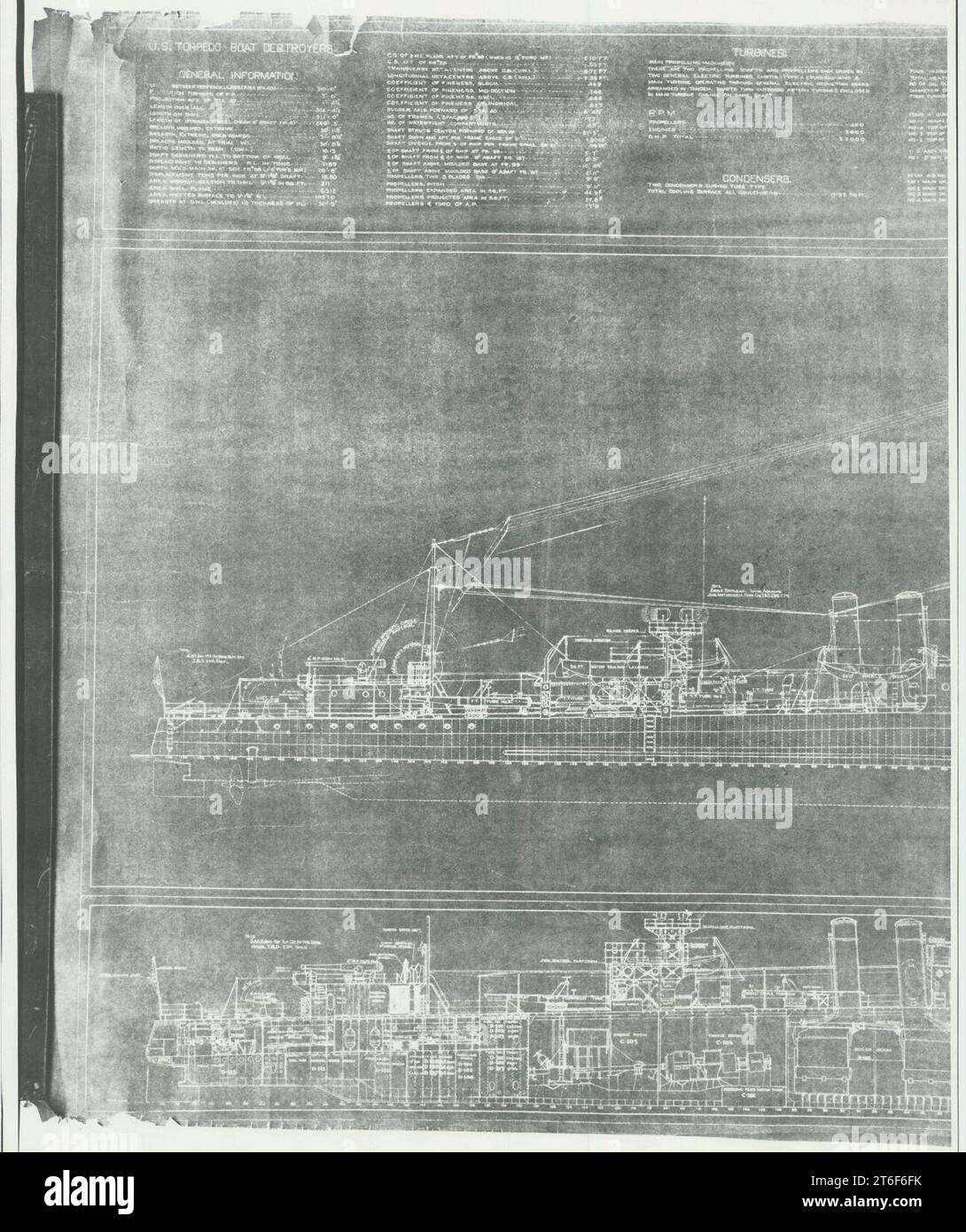 USS Preston (DD-19)- Booklet of General Plans - General Information ...
