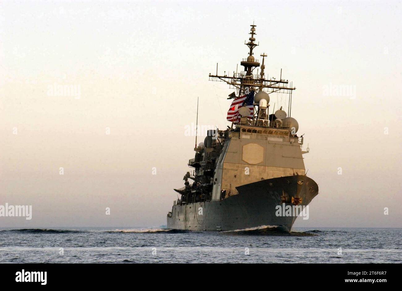 USS Princeton (CG-59) underway for OIF 2003 Stock Photo - Alamy