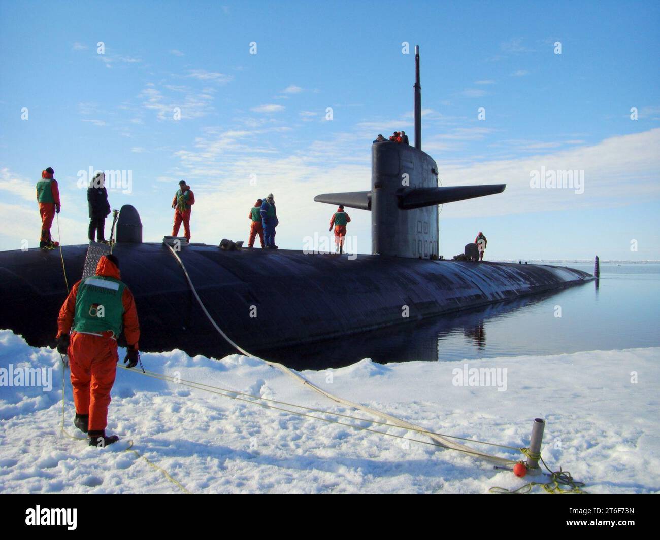 USS Providence (SSN-719) North Pole Stock Photo - Alamy