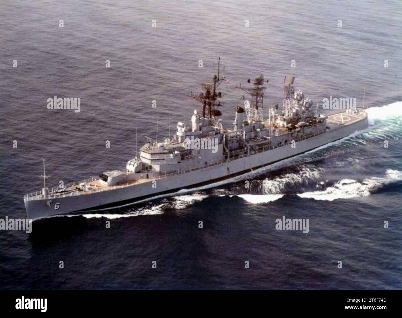 USS Providence (CLG-6) underway in 1970 Stock Photo - Alamy