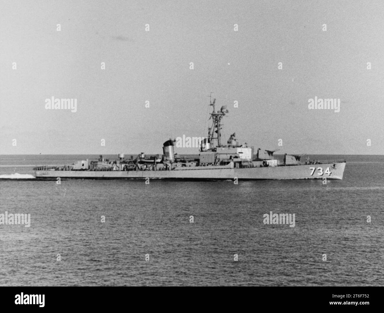 USS Purdy (DD-734) underway at sea, circa in March 1952 Stock Photo - Alamy