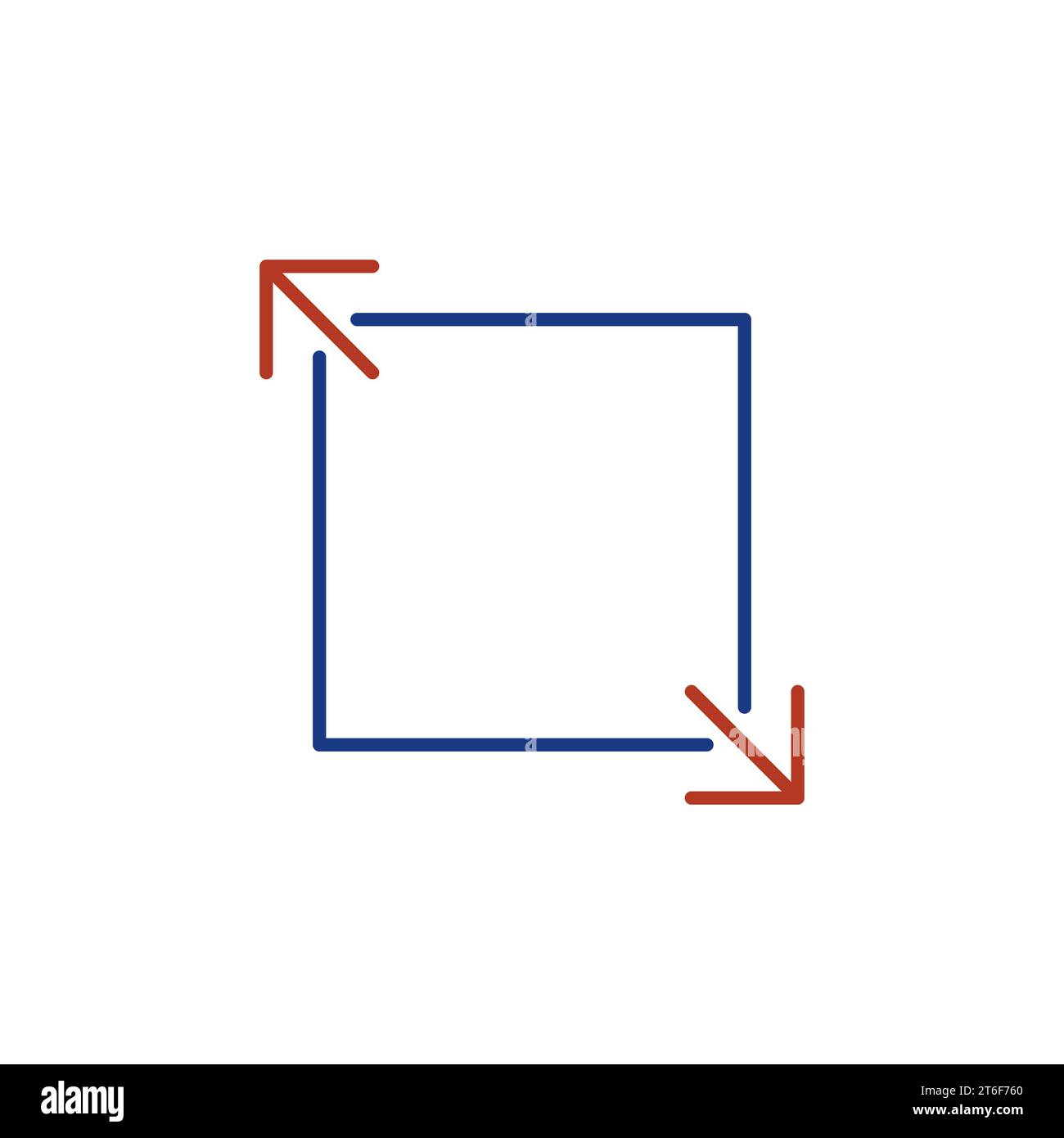 Scaling with Arrows vector concept colored icon or symbol Stock Vector Image & Art - Alamy