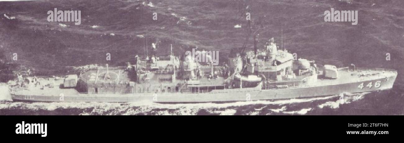 USS Radford (DD-446), post-FRAM I Stock Photo - Alamy