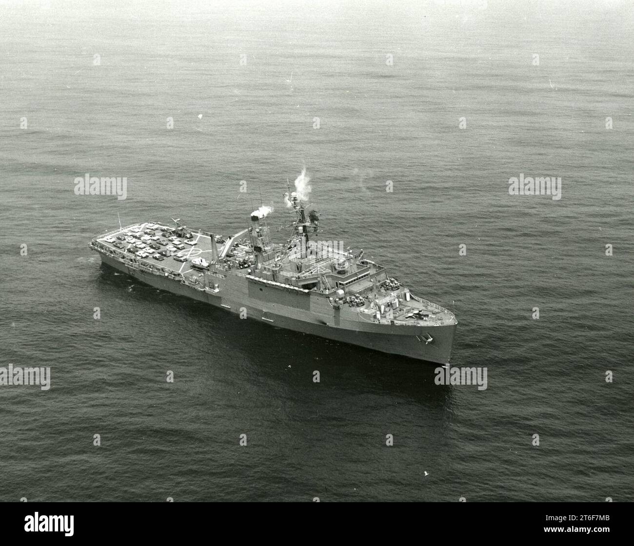 USS Raleigh (LPD-1) at sea on 14 June 1968 Stock Photo - Alamy