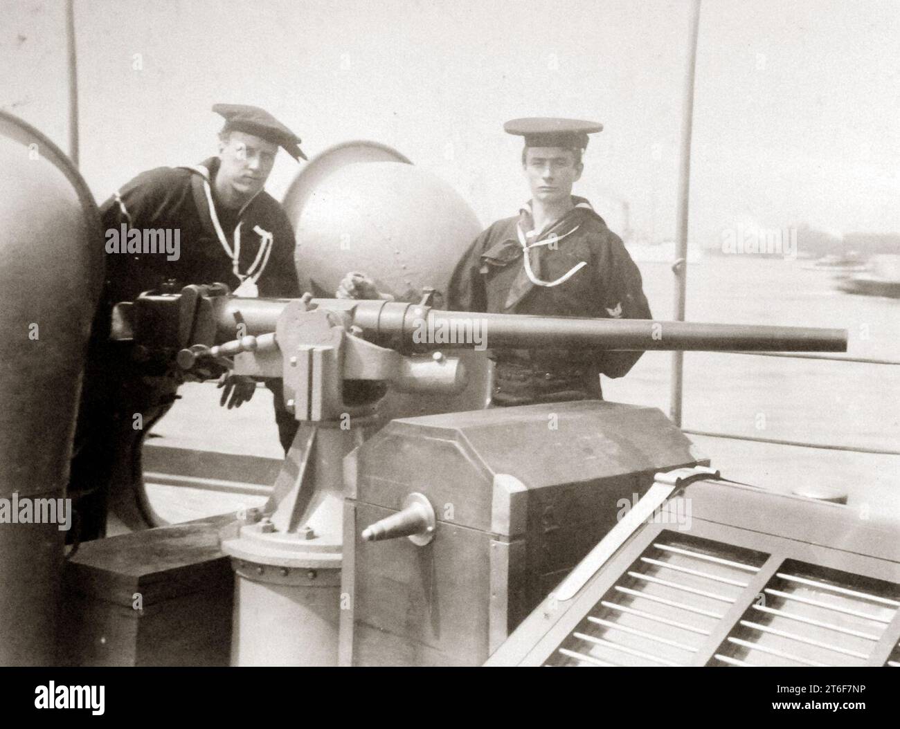 USS Raleigh (C-8), Spanish-Gun Captured during the Battle of Manila Bay ...