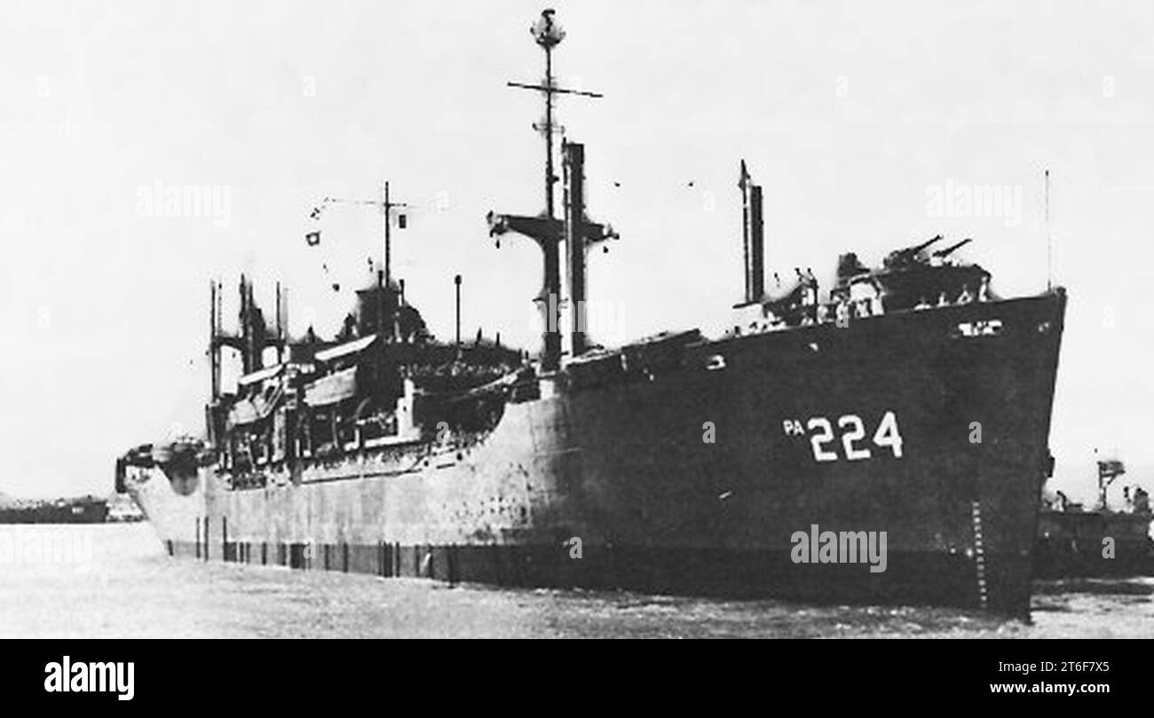 USS Randall (APA-224), circa in 1945 Stock Photo - Alamy