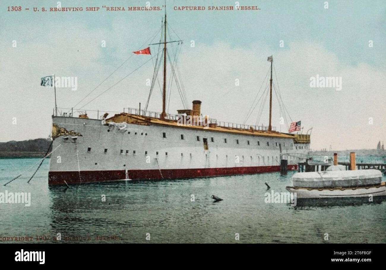 USS Reina Mercedes, 1907 Stock Photo - Alamy