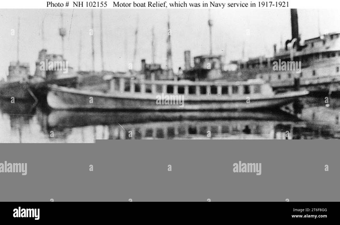 USS Relief (YP-2 Stock Photo - Alamy