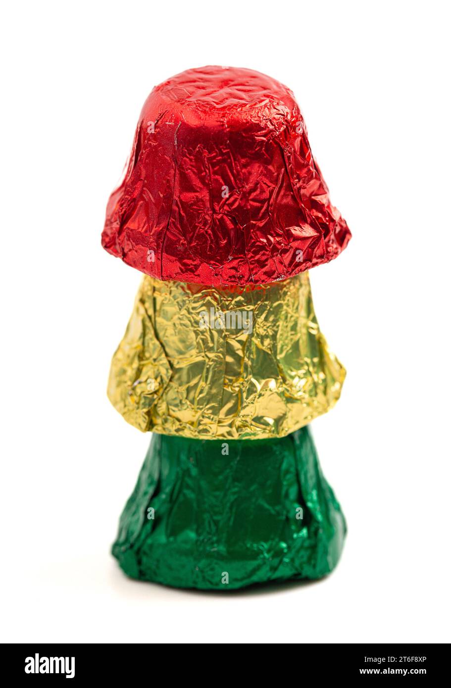 Bell Shaped Chocolate Candy Isolated on White Background Stock Photo ...