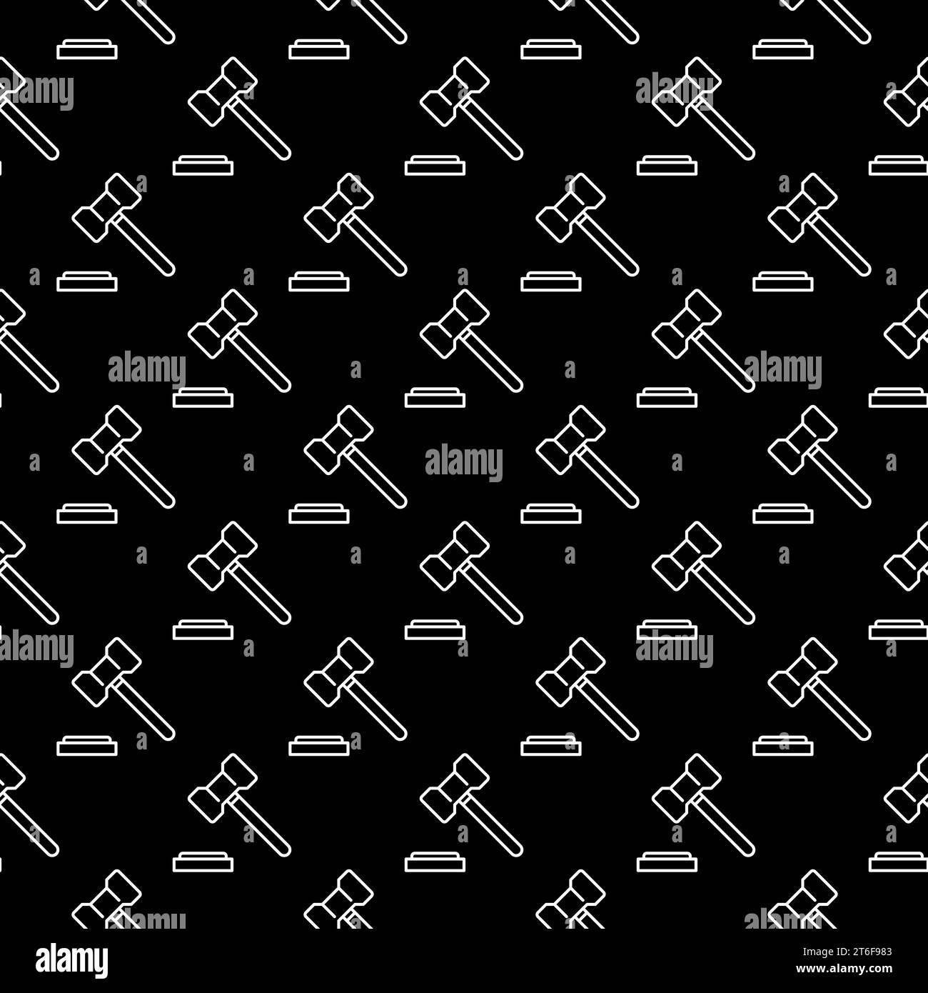 Gavel or Hammer vector Sanctions concept seamless pattern with dark ...