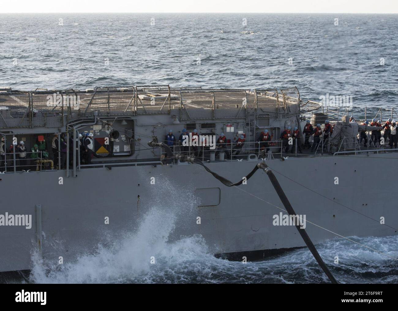 USS Ronald Reagan action 151024 Stock Photo - Alamy