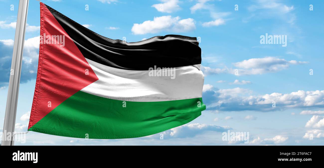 State of Palestine Flag of Palestine Stock Photo - Alamy