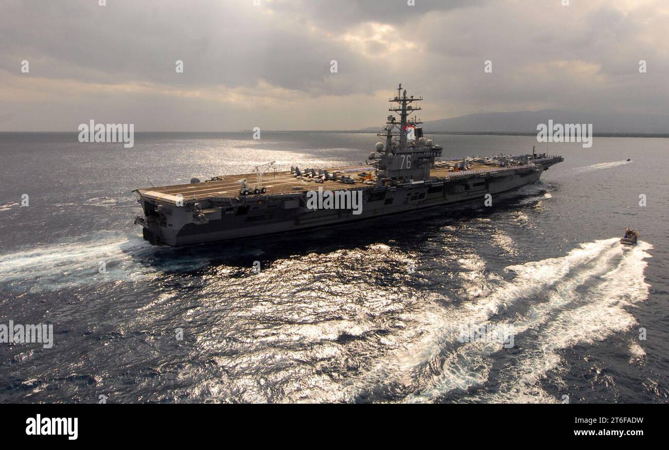 USS Ronald Reagan Stock Photo - Alamy