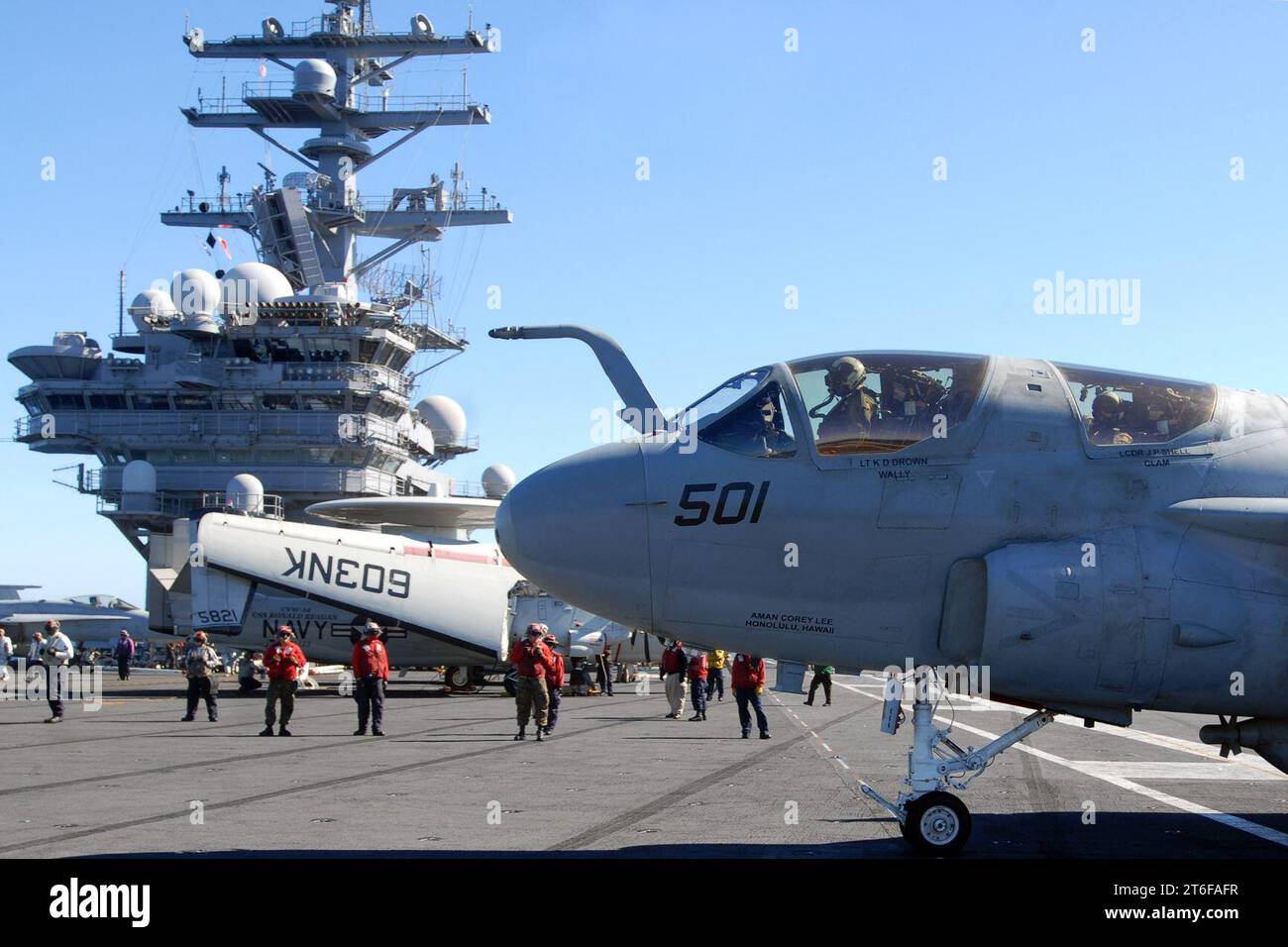 USS Ronald Reagan Stock Photo - Alamy
