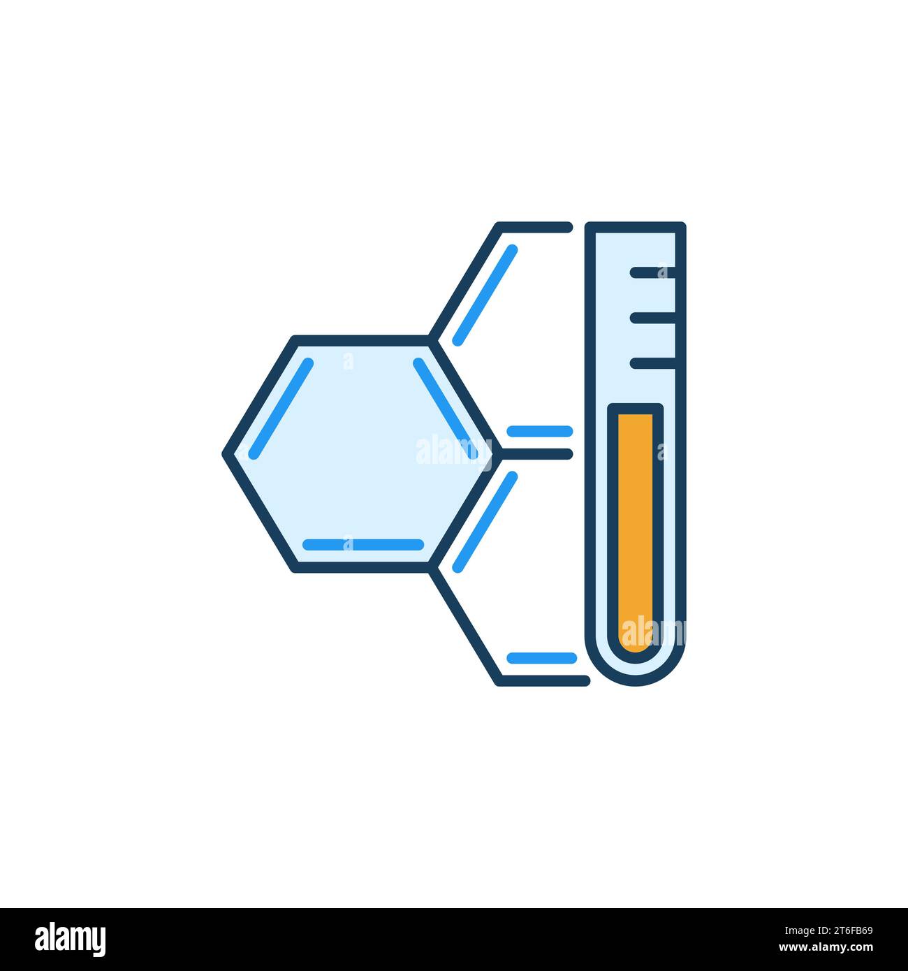 Chemical Hexagonal Formula and Test-Tube vector Chemistry Experiments ...