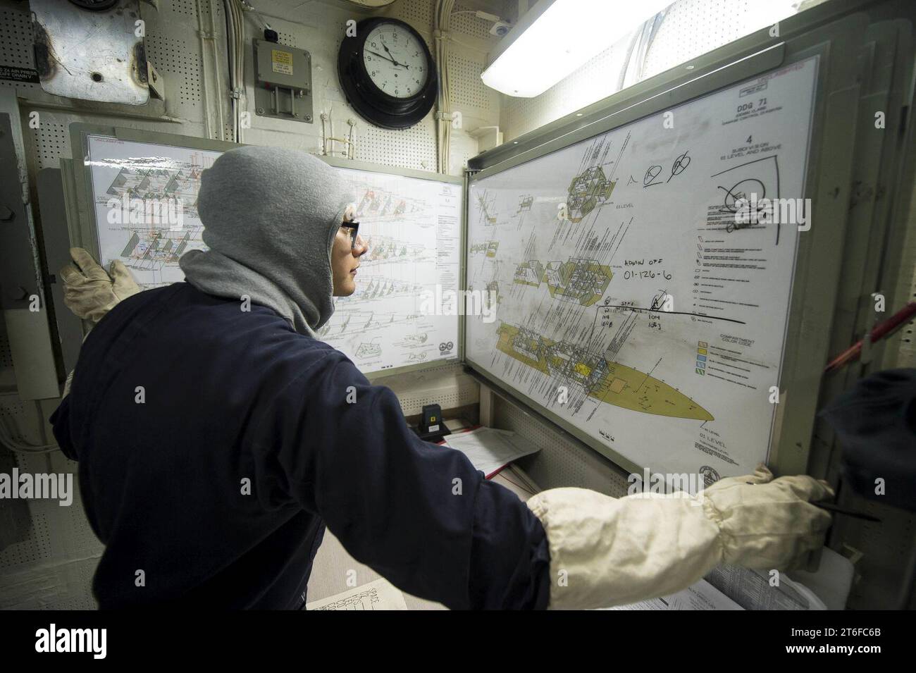 USS Ross 150509 Stock Photo - Alamy