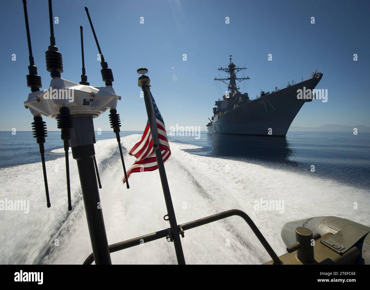 USS Ross 150504 Stock Photo - Alamy