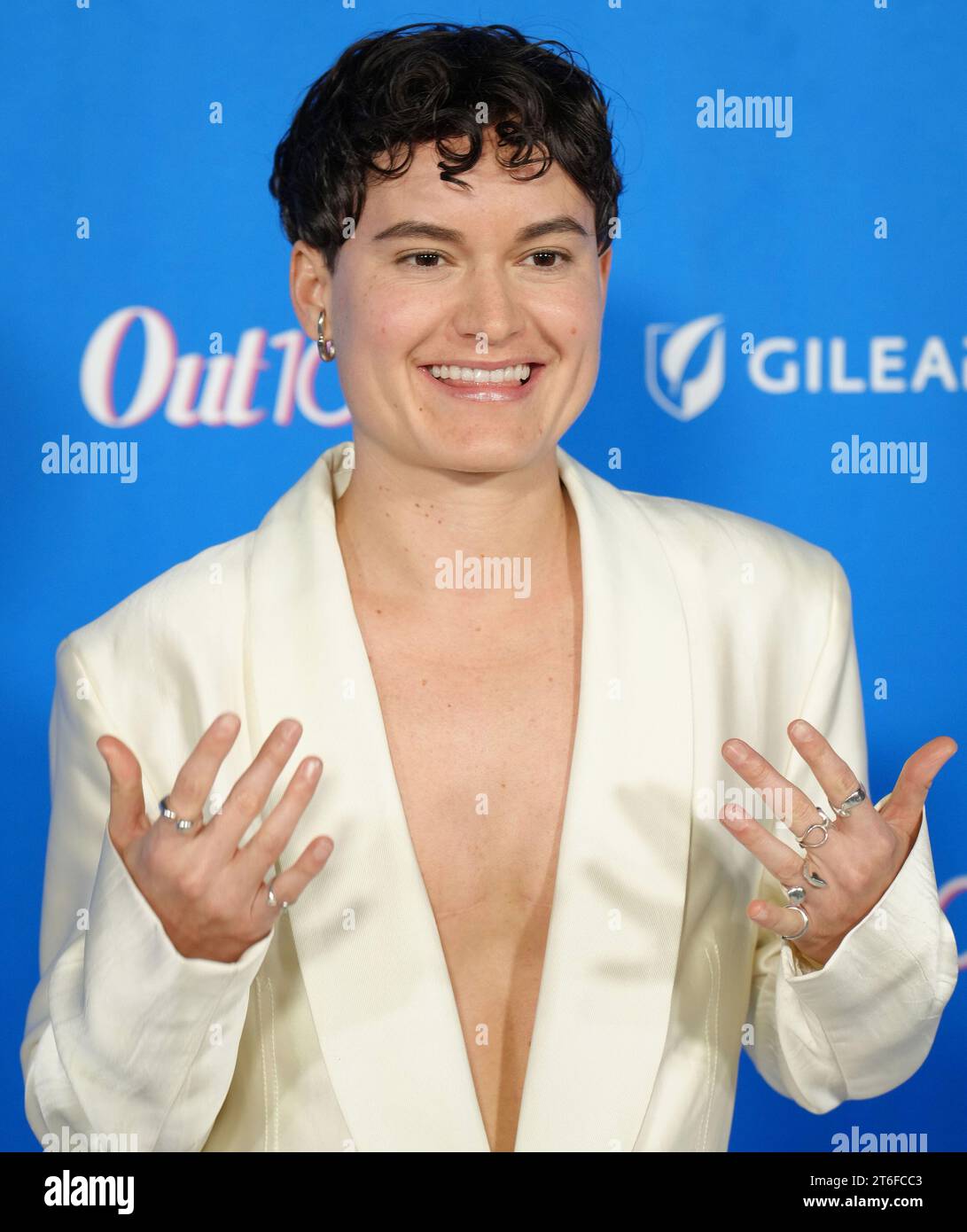 Los Angeles, USA. 09th Nov, 2023. Lio Mehiel arrives at The OUT100 ...