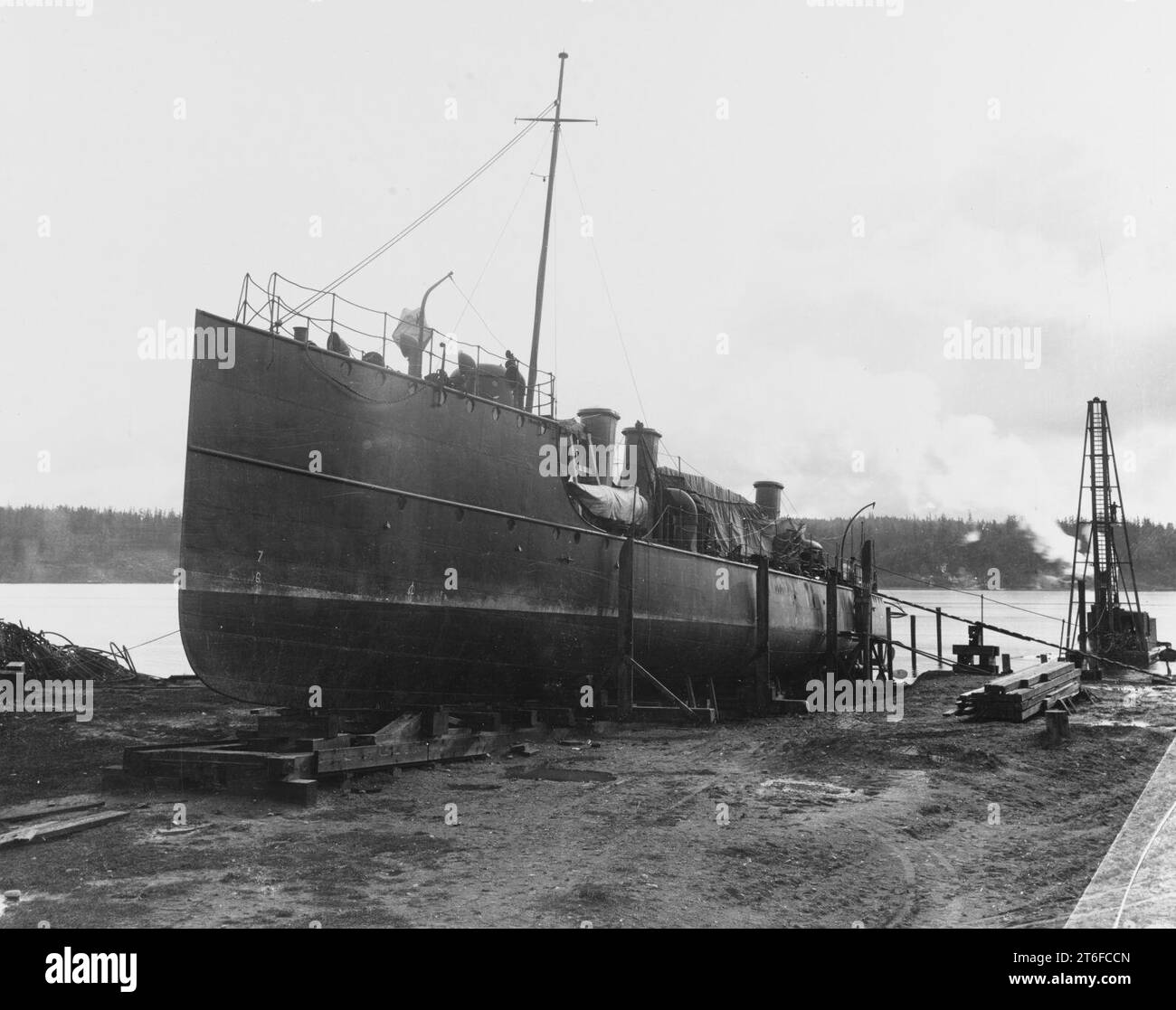 USS Rowan - 19 Stock Photo - Alamy
