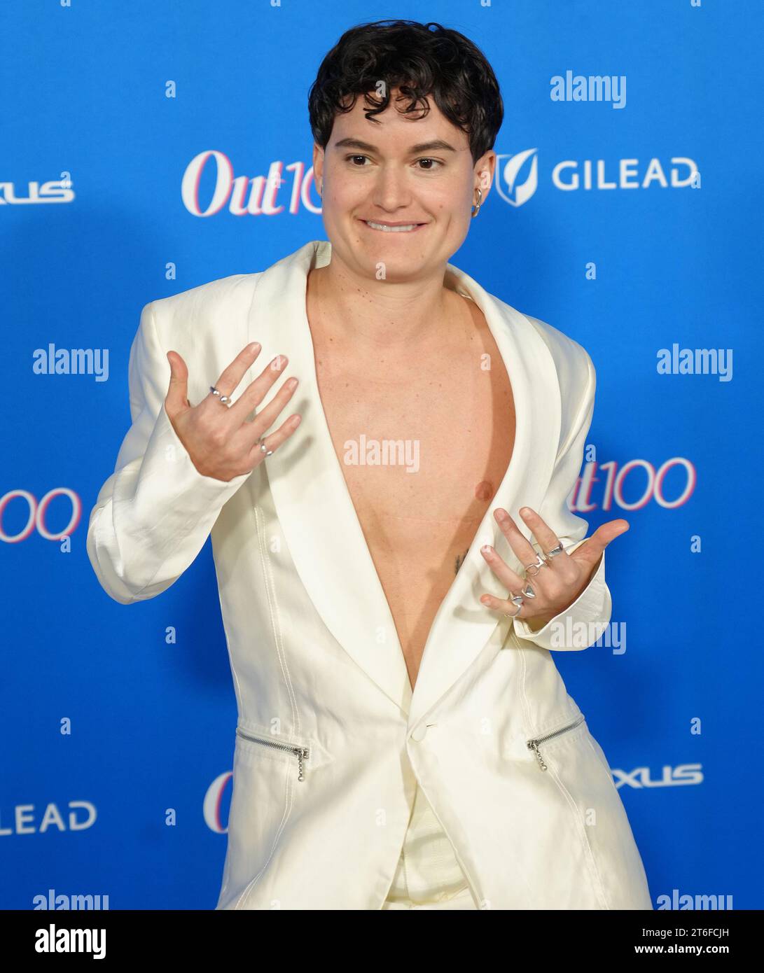 Los Angeles, USA. 09th Nov, 2023. Lio Mehiel arrives at The OUT100 ...