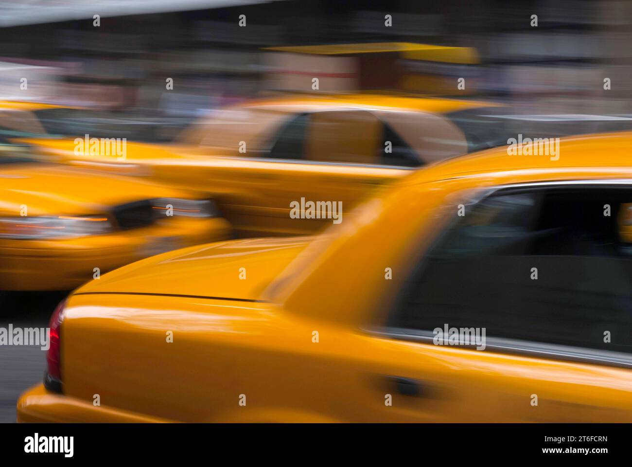 Yellow caps, taxi, car, yellow, mobile, mobility, speed, Manhattan New ...