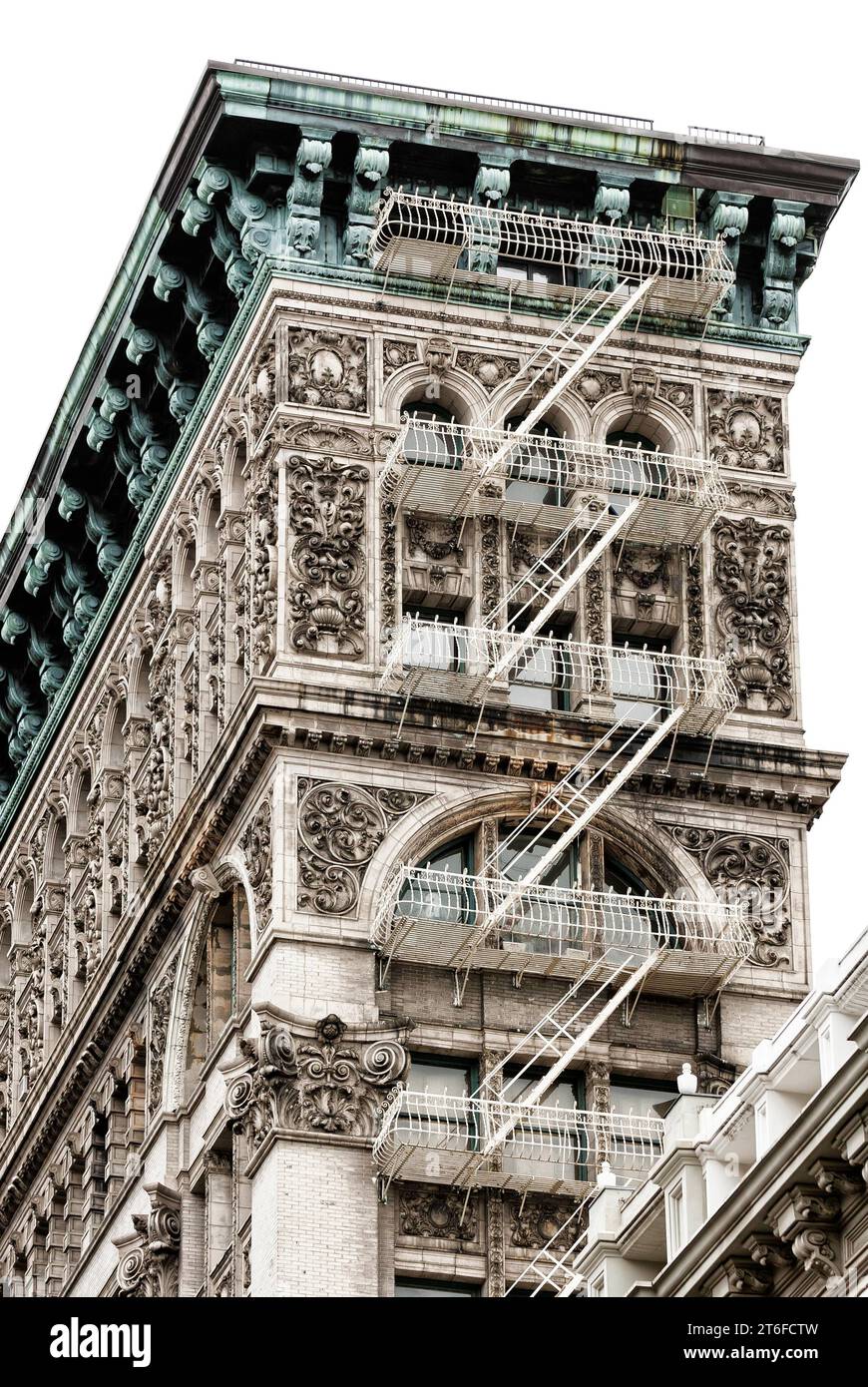 Cast Iron building, architecture, historical, fire escape, cast iron ...