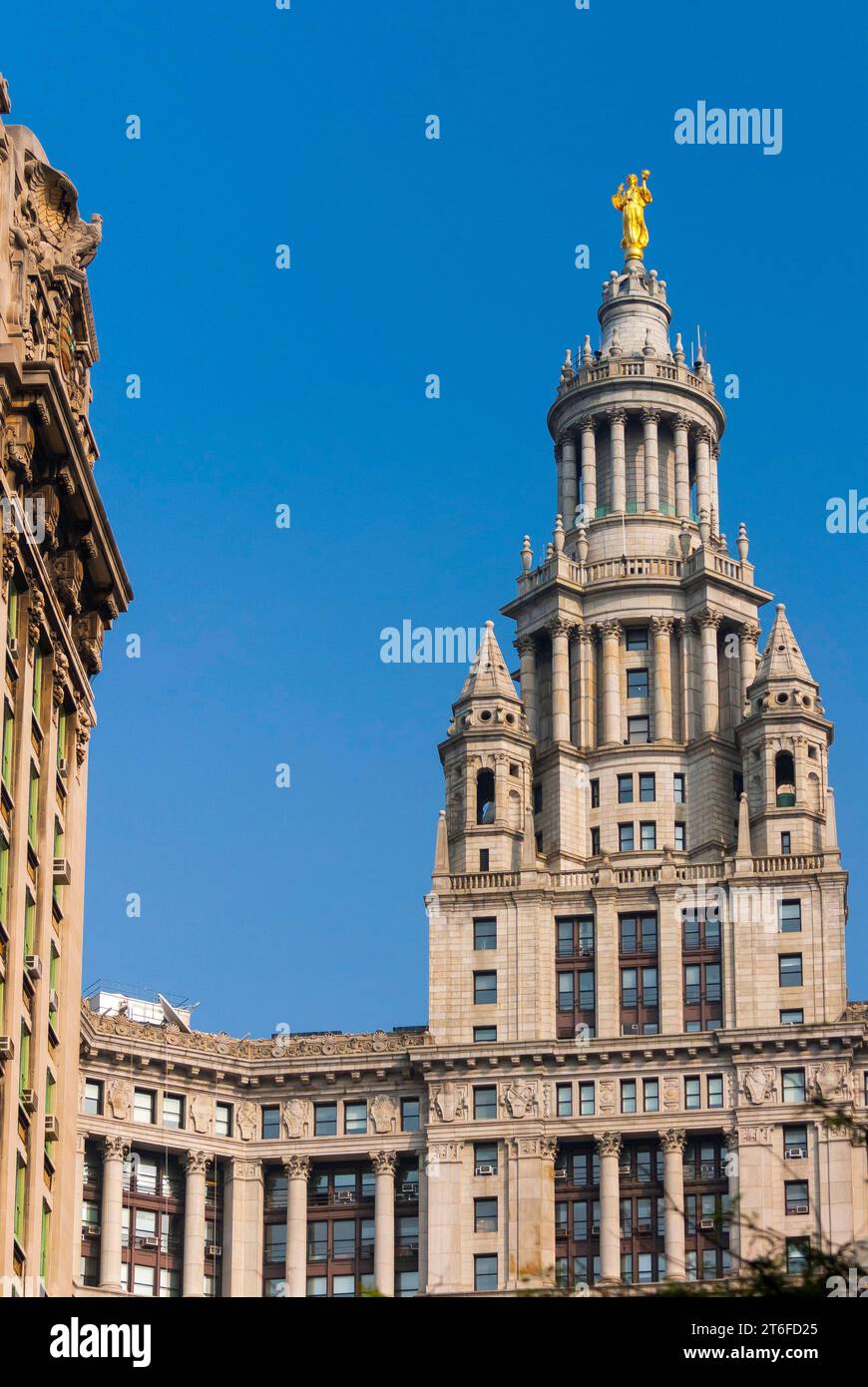 Municipal building, building, figure, gold, historical, history ...