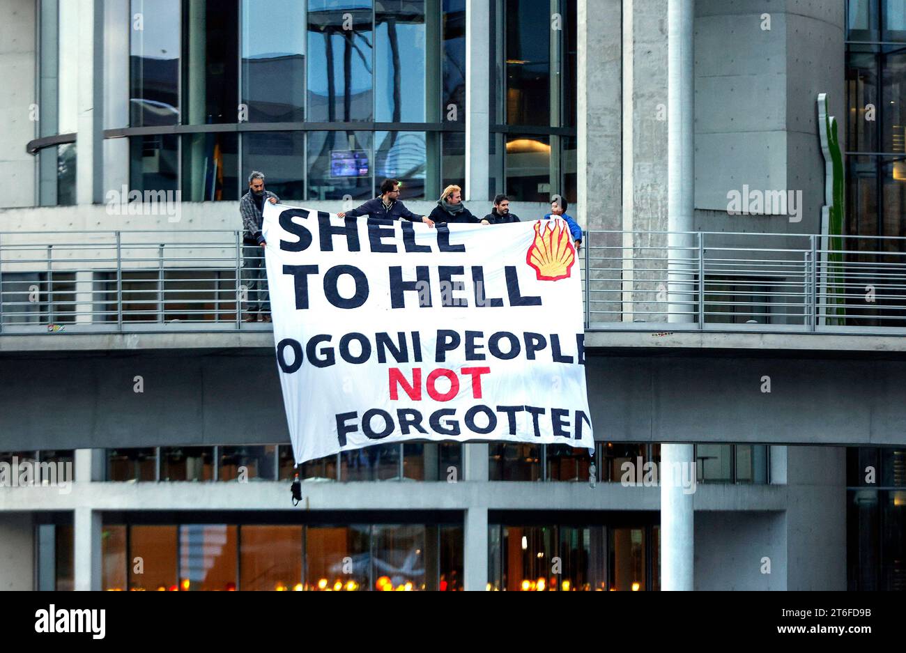 Aktion Klimaaktivisten Berlin, 10.11.2023 - Klimaaktivisten von Ken ...