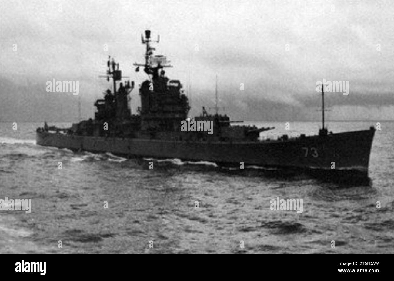 USS Saint Paul (CA-73) off Vietnam c1968 Stock Photo - Alamy