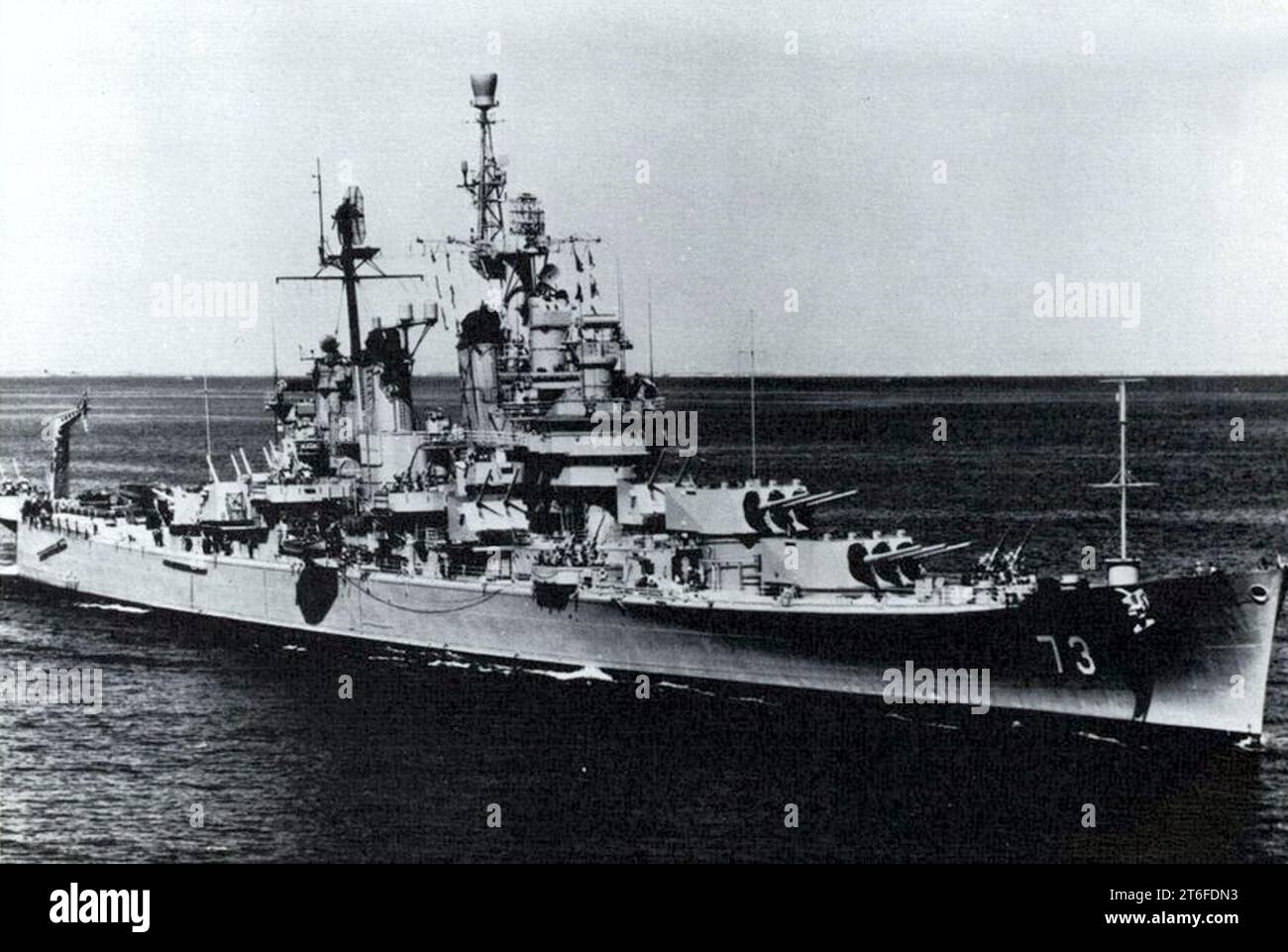 USS Saint Paul (CA-73) underway at sea, circa in 1962 Stock Photo - Alamy