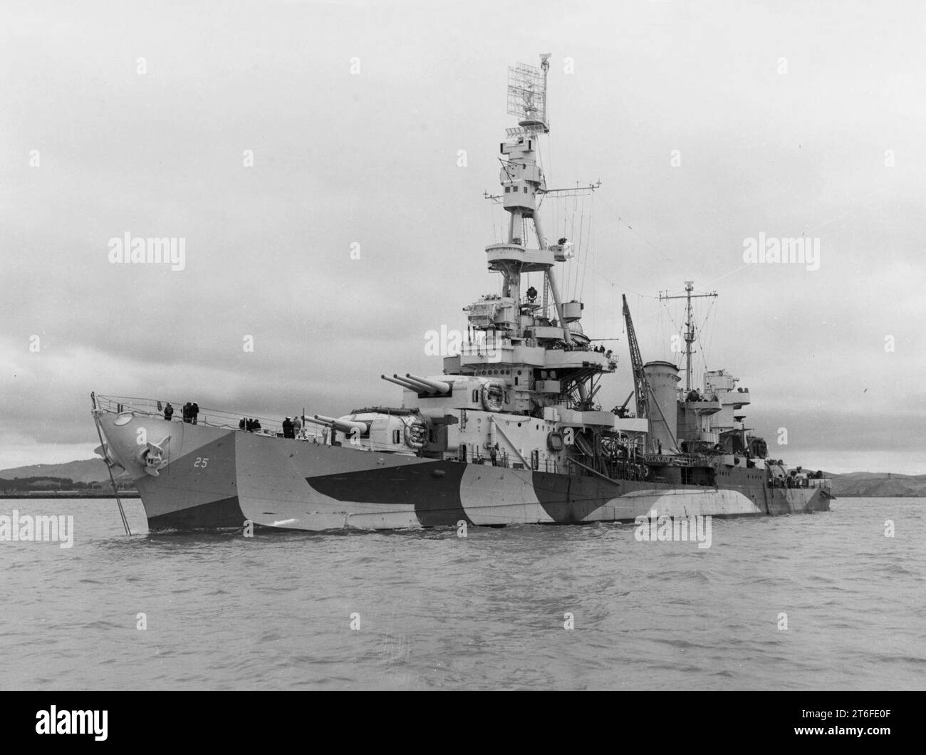 USS Salt Lake City (CA-25) off the Mare Island Naval Shipyard on 21 ...