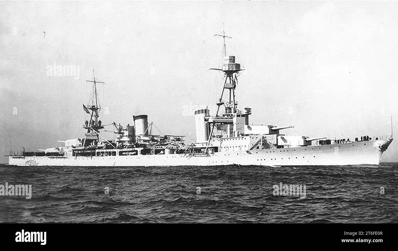 USS Salt Lake City (CA-25) during the early 1930s Stock Photo - Alamy