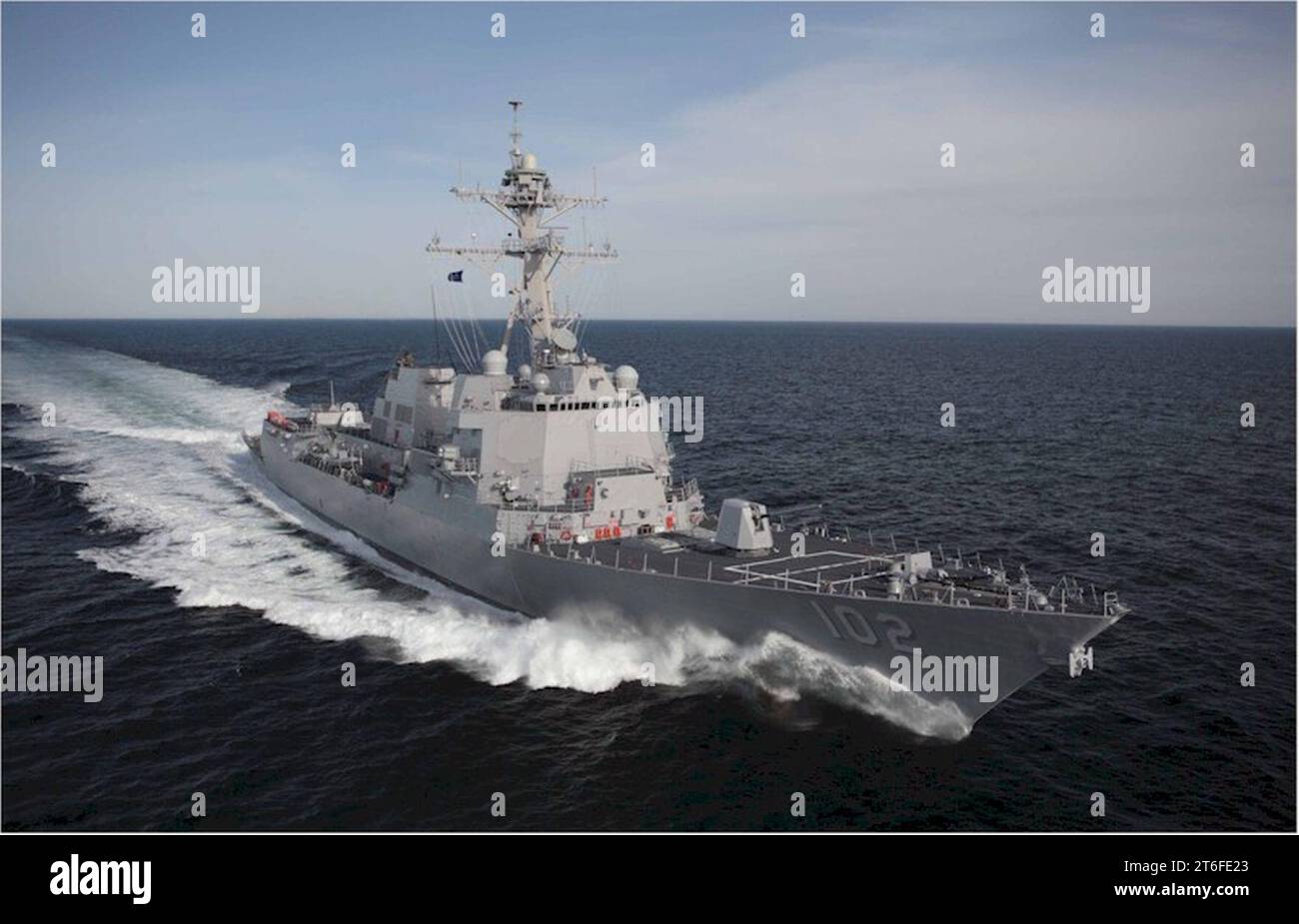 USS Sampson (DDG-102) at sea Stock Photo - Alamy