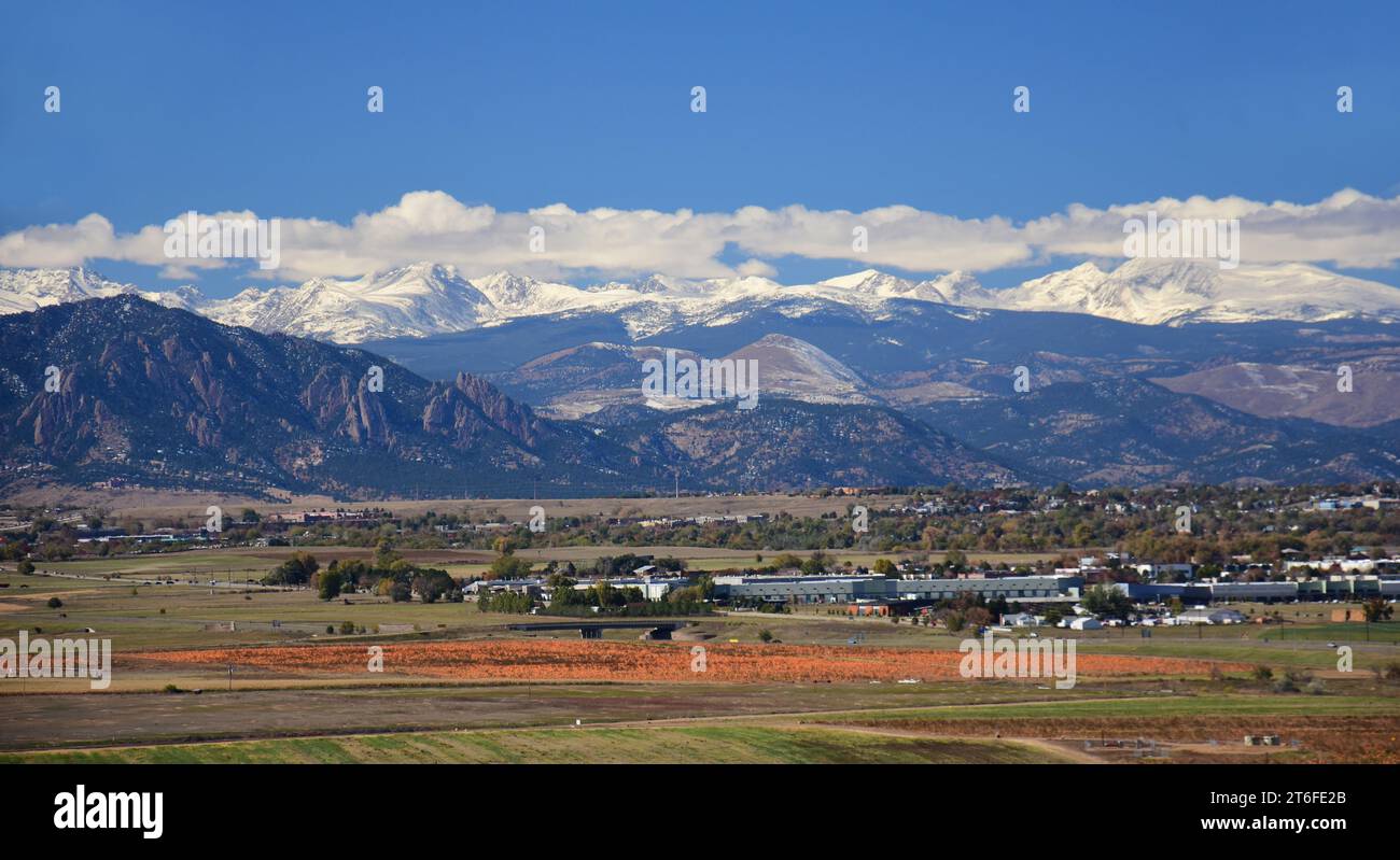 Boulder flatirons hi-res stock photography and images - Alamy