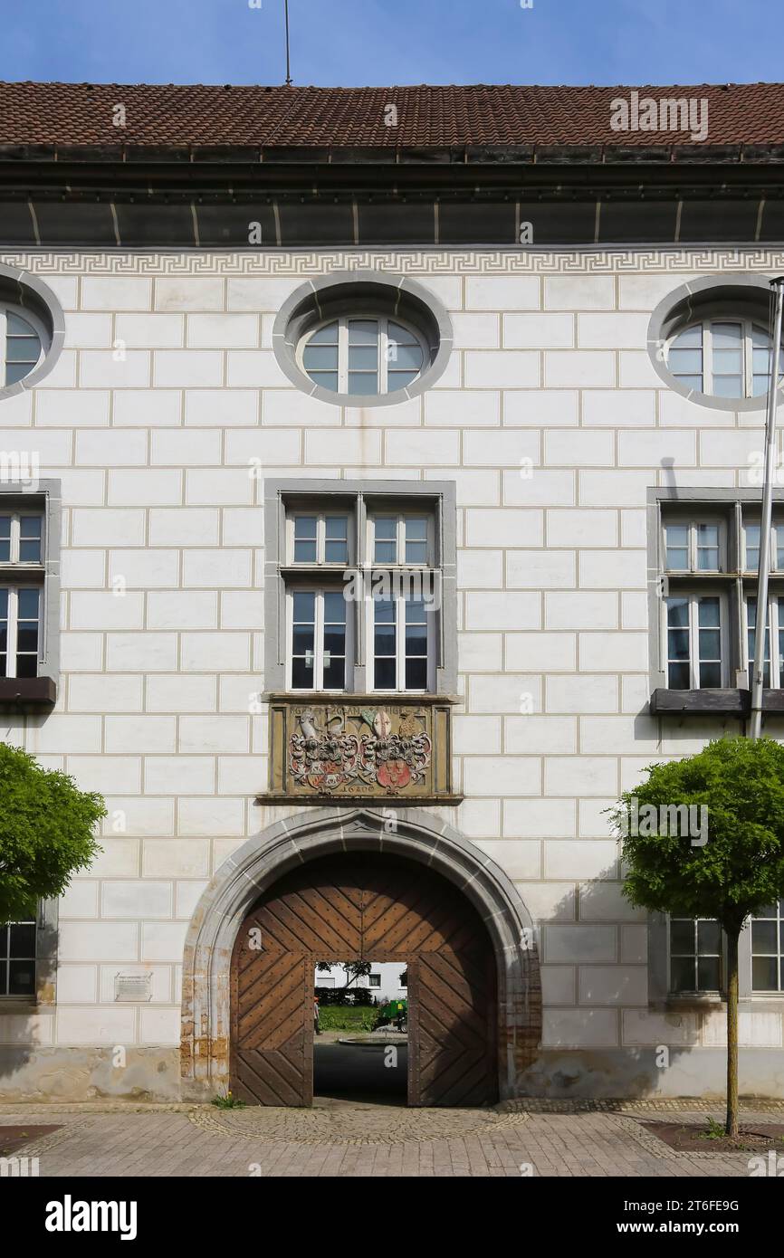 Alliance coat of arms of Count Rudolf VI von Helfenstein and Anna Maria ...