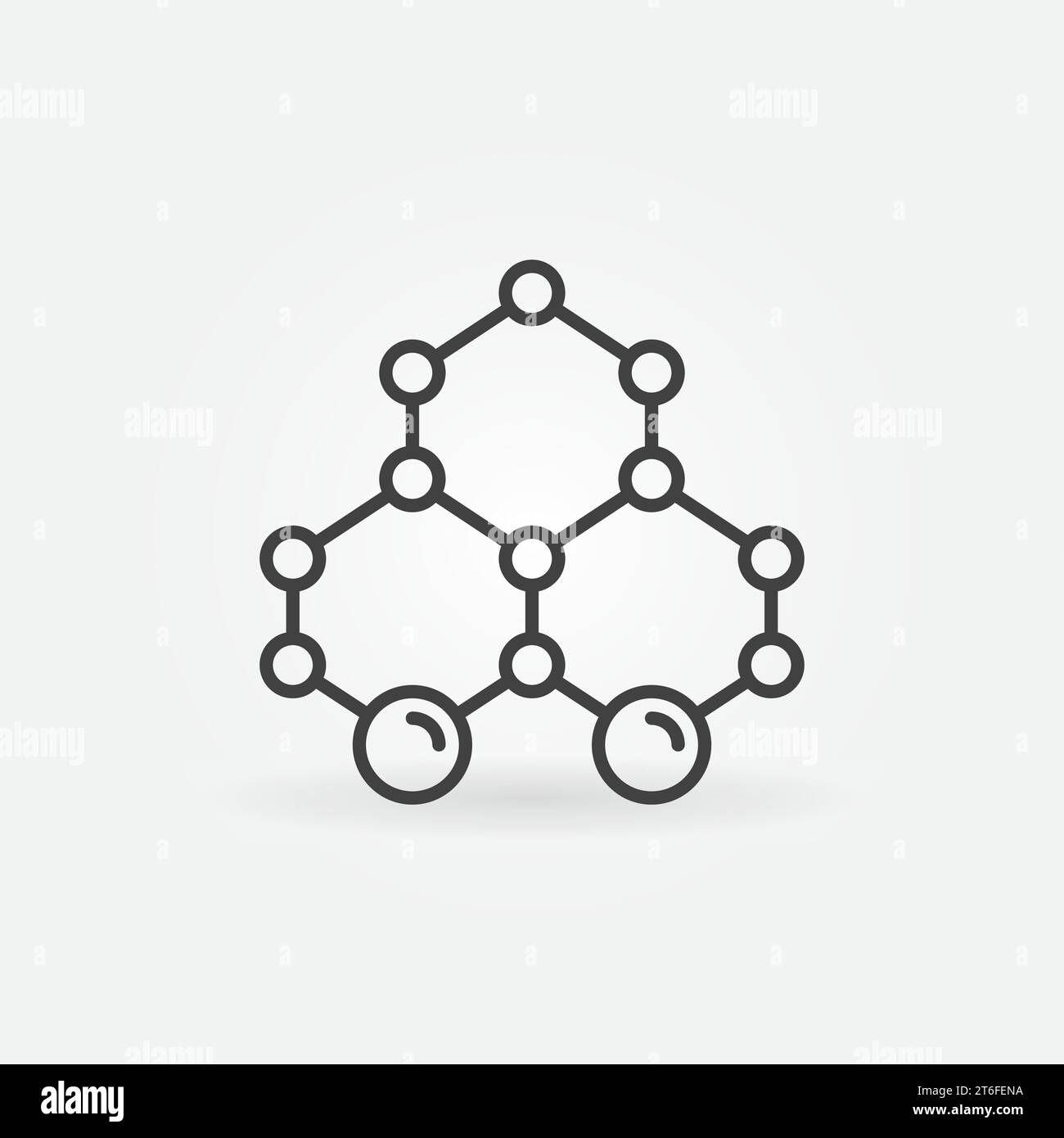 Abstract Chemical Compound vector Scientific Research concept outline ...