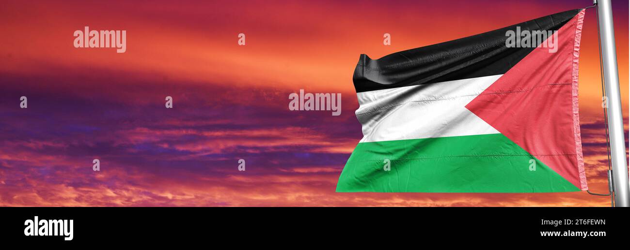 State of Palestine Flag of Palestine Stock Photo - Alamy