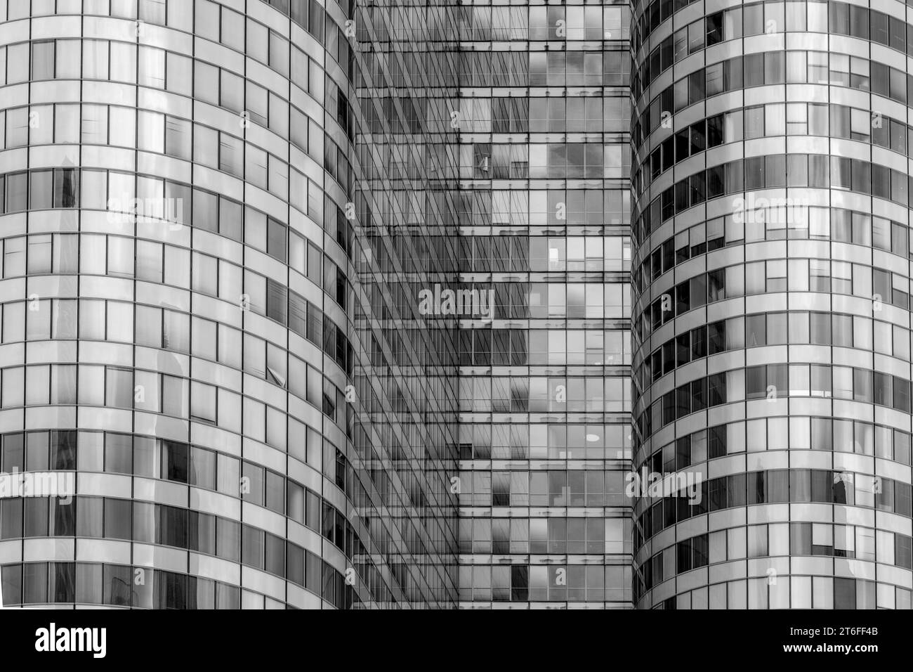 Detail of glass facade Black and White Stock Photos & Images - Alamy