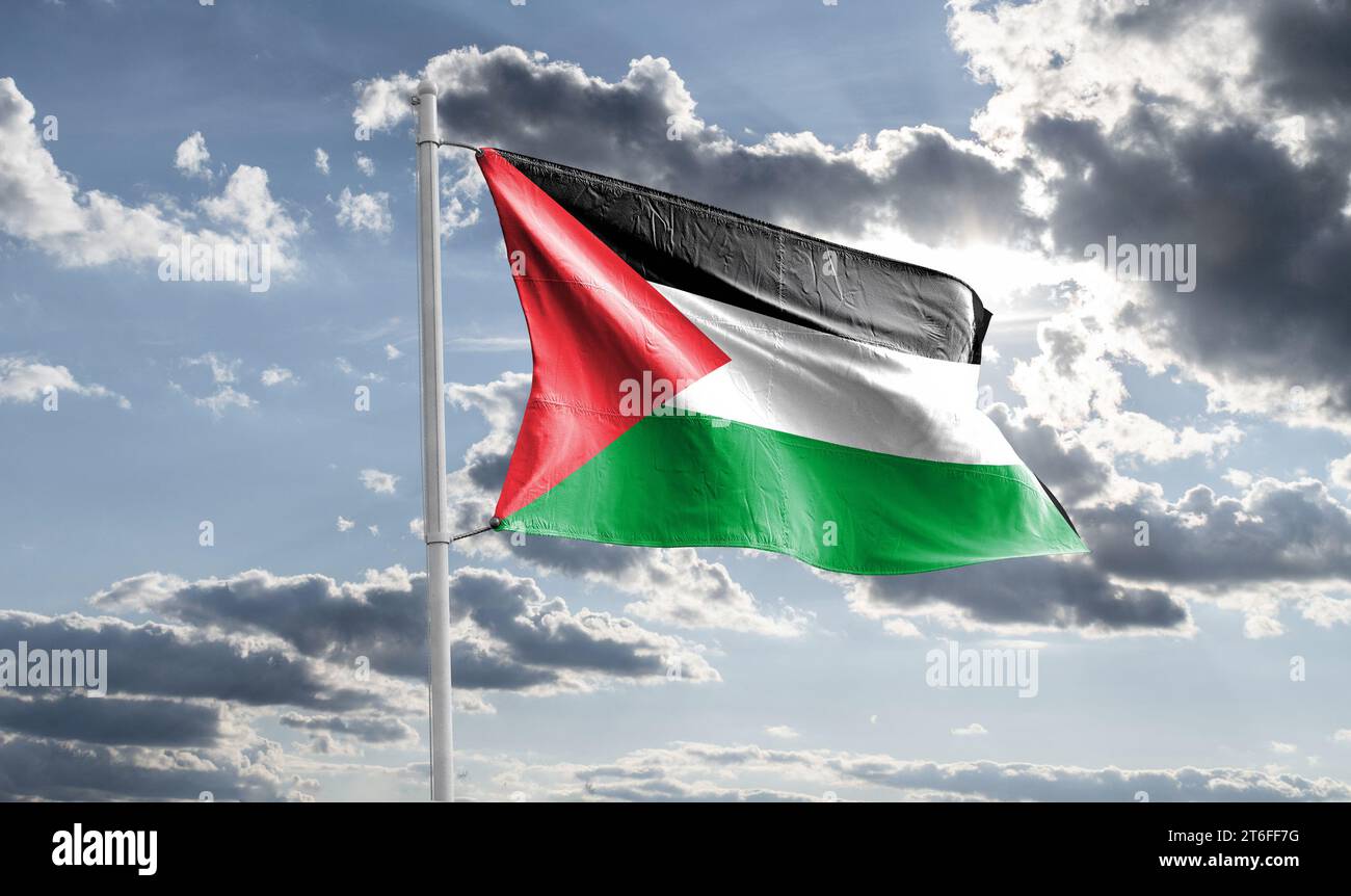 State of Palestine Flag of Palestine Stock Photo - Alamy