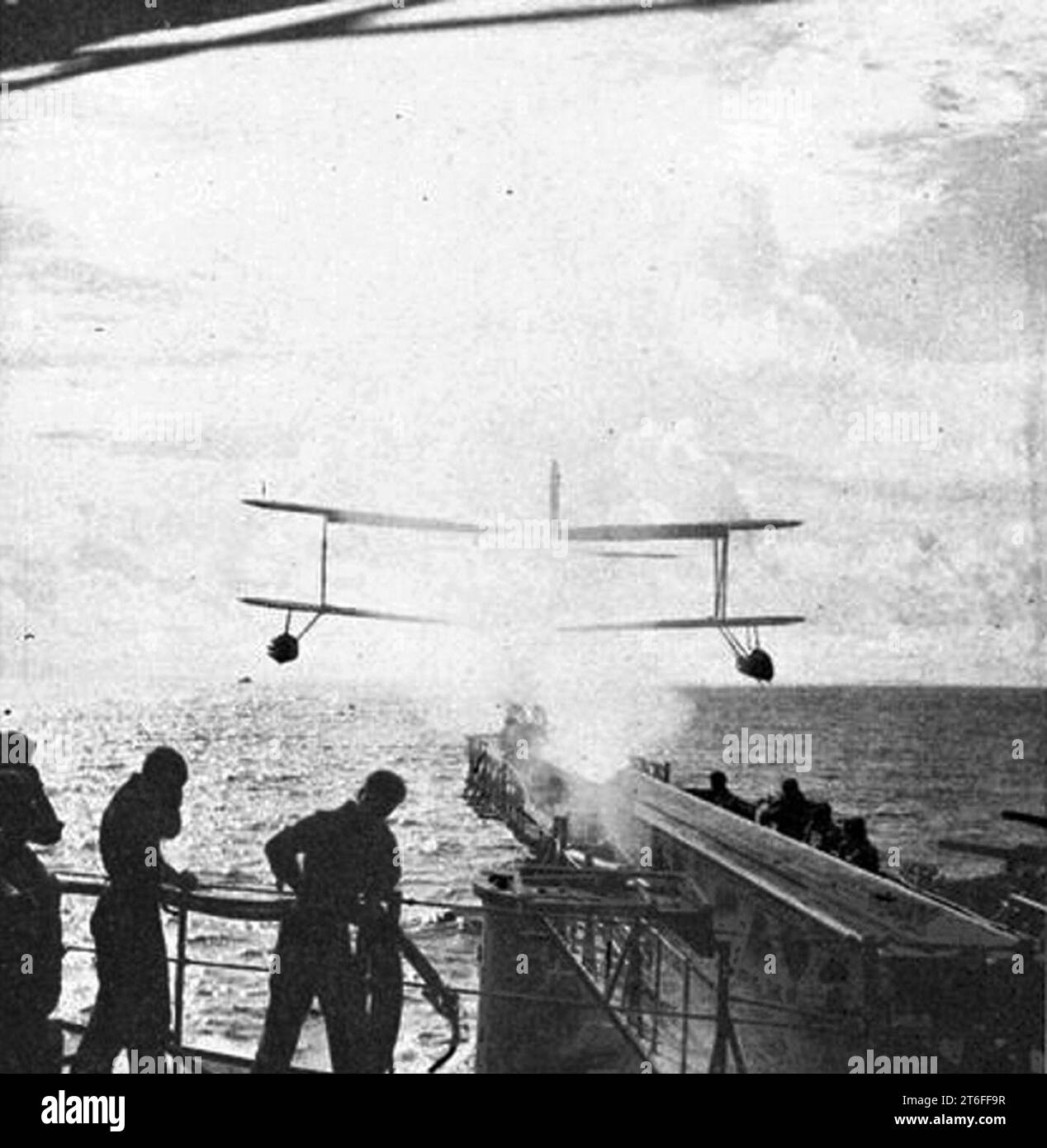 USS San Francisco (CA-38) launches a Curtiss SOC Seagull floatplane ...