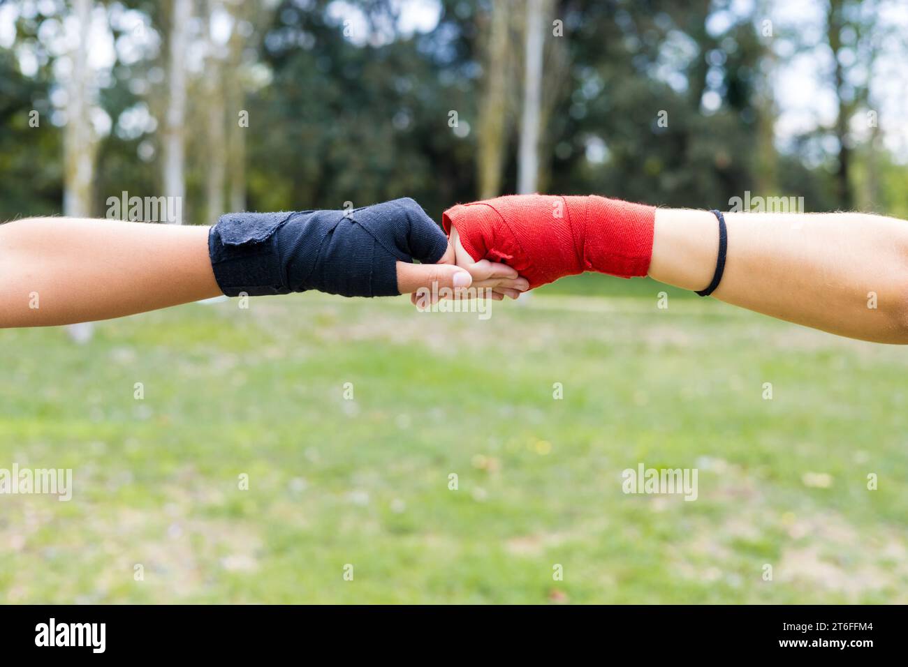 Two fists fight hi-res stock photography and images - Alamy