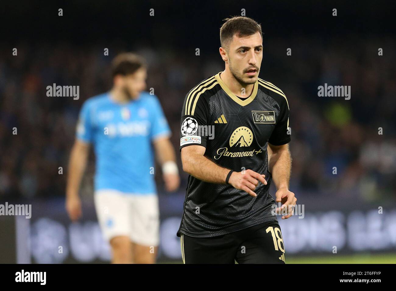 Josip Juranovic of FC Union Berlin looks on during the Uefa Champions ...