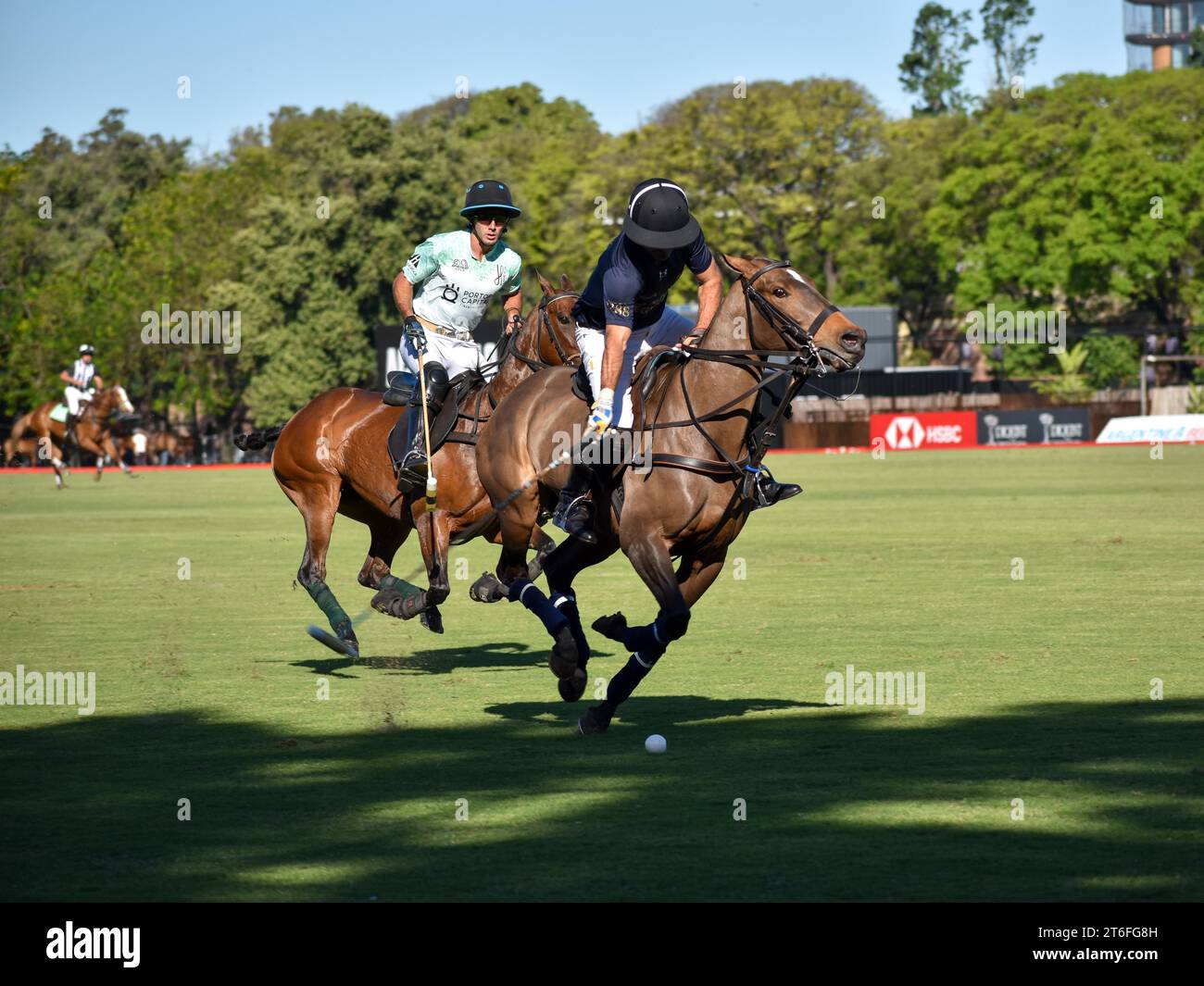 David Sterling from Team La Dolfina Saudi at the polo tournament Triple Corona (Triple Crown ...