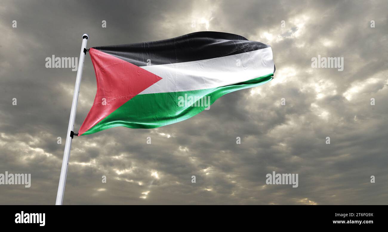 State of Palestine Flag of Palestine Stock Photo - Alamy