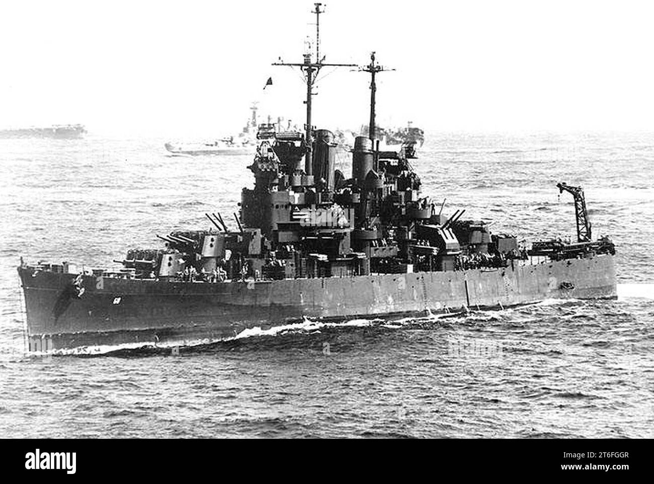 USS Santa Fe (CL-60) 1944 12 12 Stock Photo - Alamy