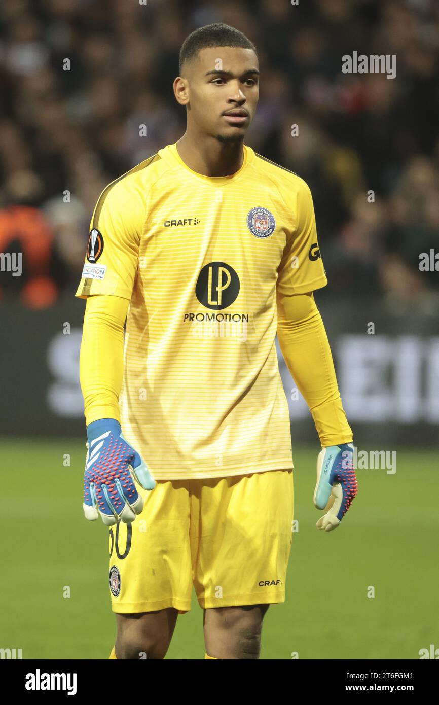 Toulouse goalkeeper Guillaume Restes during the UEFA Europa League ...