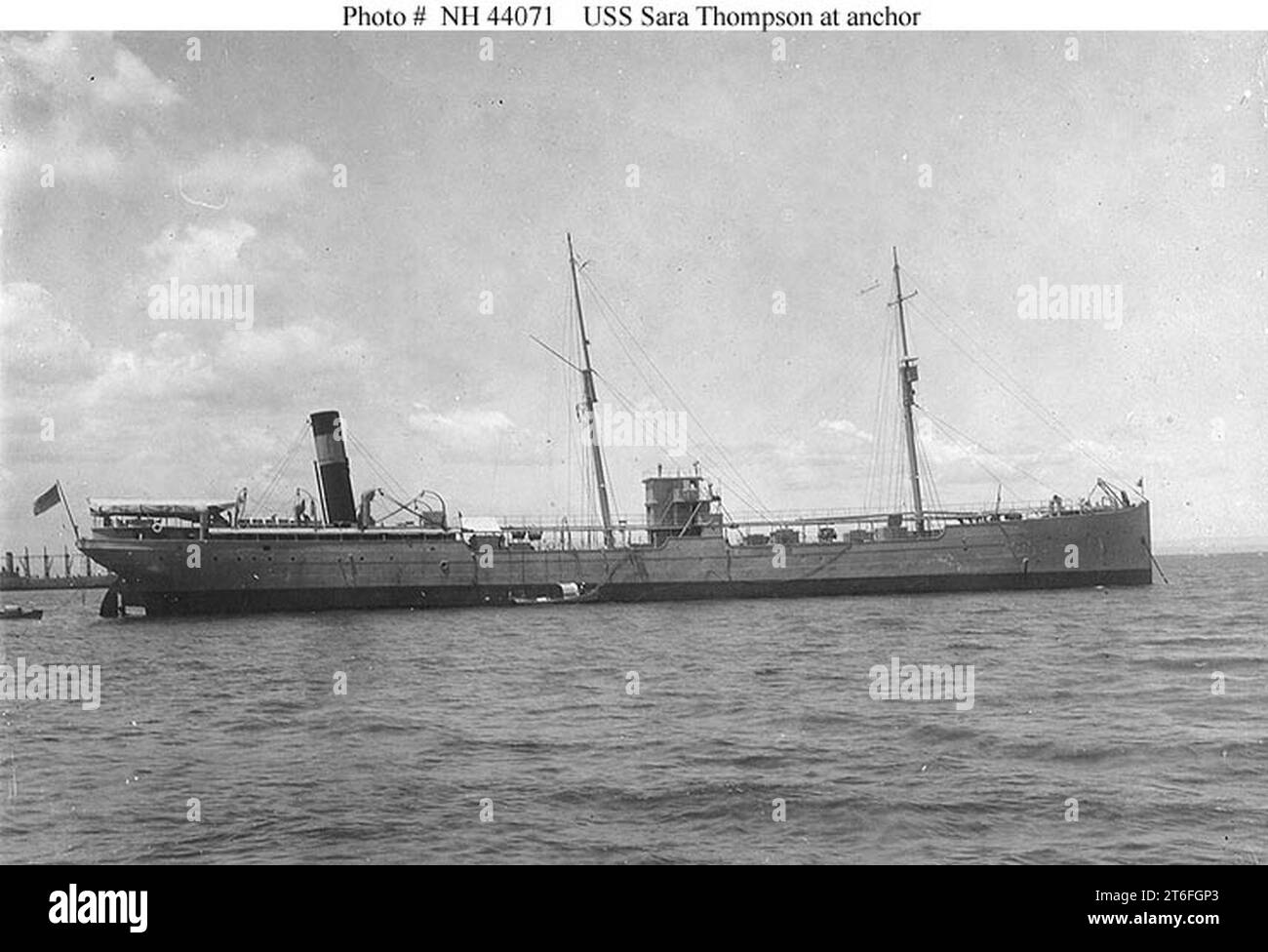 USS Sara Thompson at anchor Stock Photo - Alamy